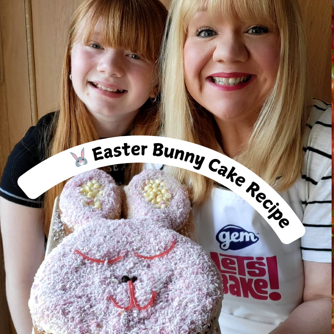 🐰 Easter Bunny Cake Recipe - One Yummy Mummy